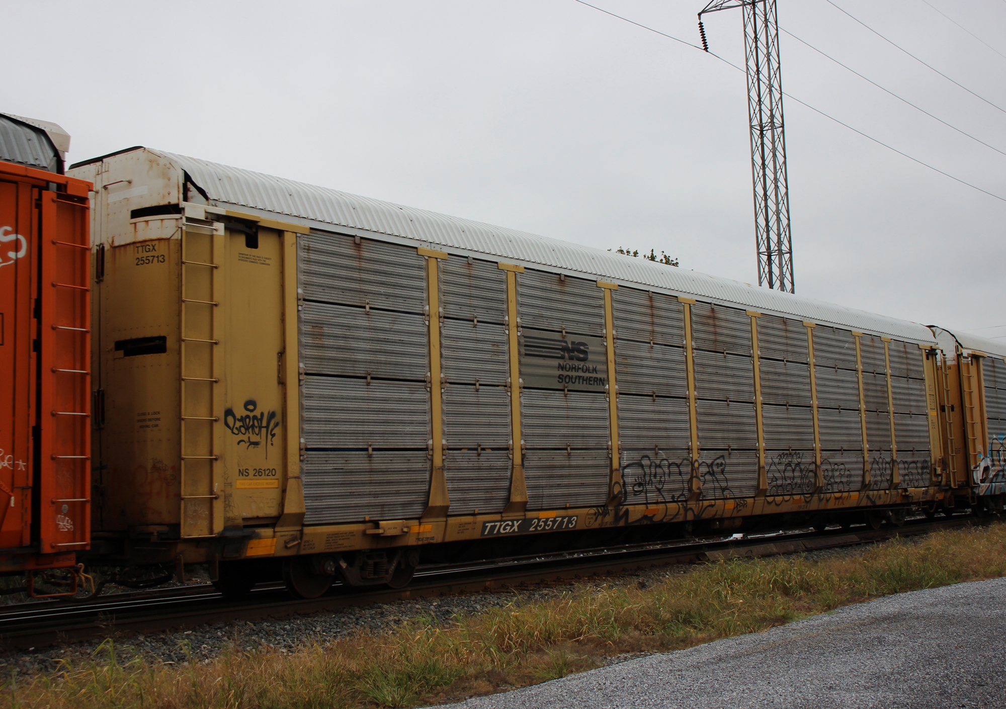 TTGX 255713-NS Rack class FB545 (ML2G) | Conrail Photo Archive